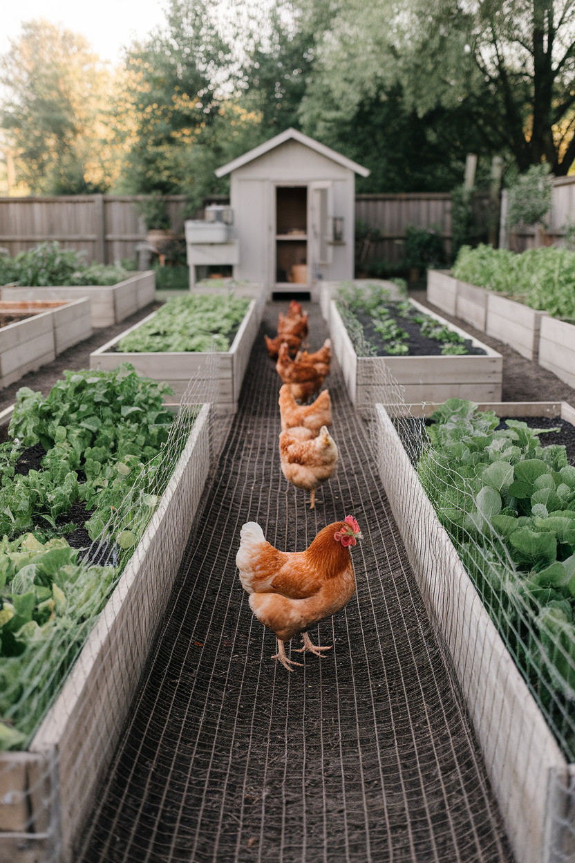 How to Design The Best Chicken Coop and Garden Layout Ideas? - The ...